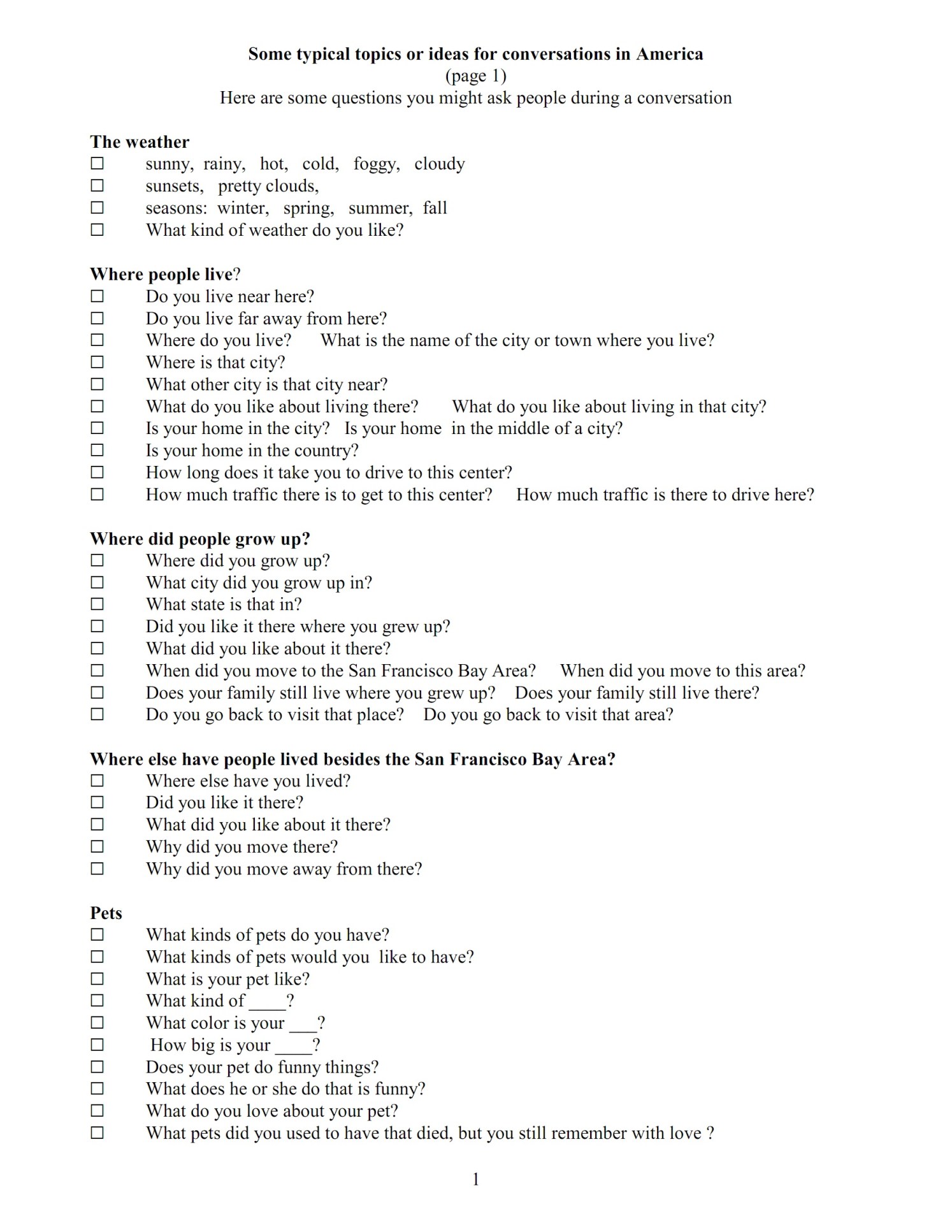 5. Conversation sentences | English 4 Me 2