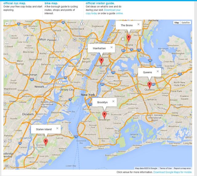 New York City: words and maps | English 4 Me 2