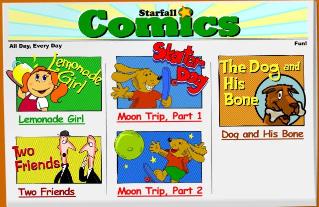 10. Starfall: good online reading stories | English 4 Me 2