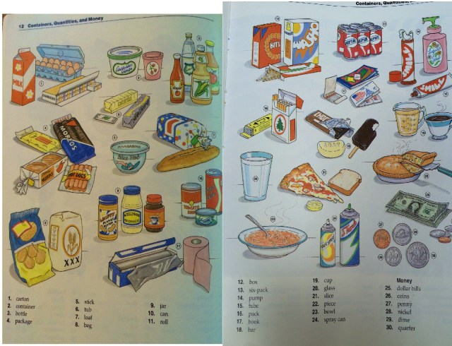 Containers for foods | English 4 Me 2