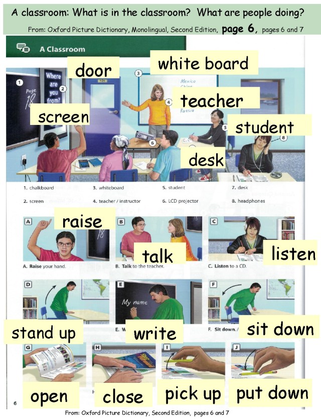 Classroom objects | English 4 Me 2