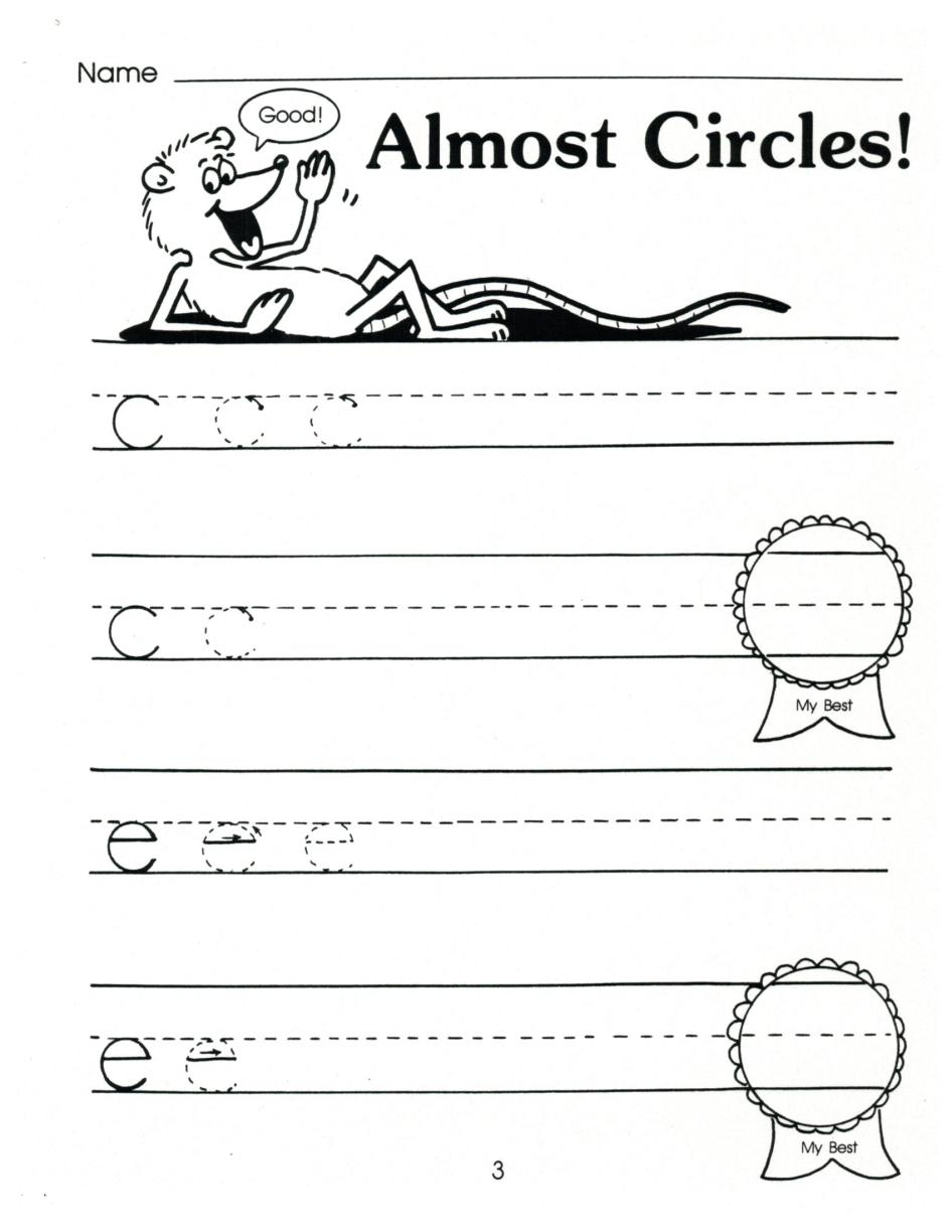 Beginning printing: round letters, tall letters | English 4 Me 2