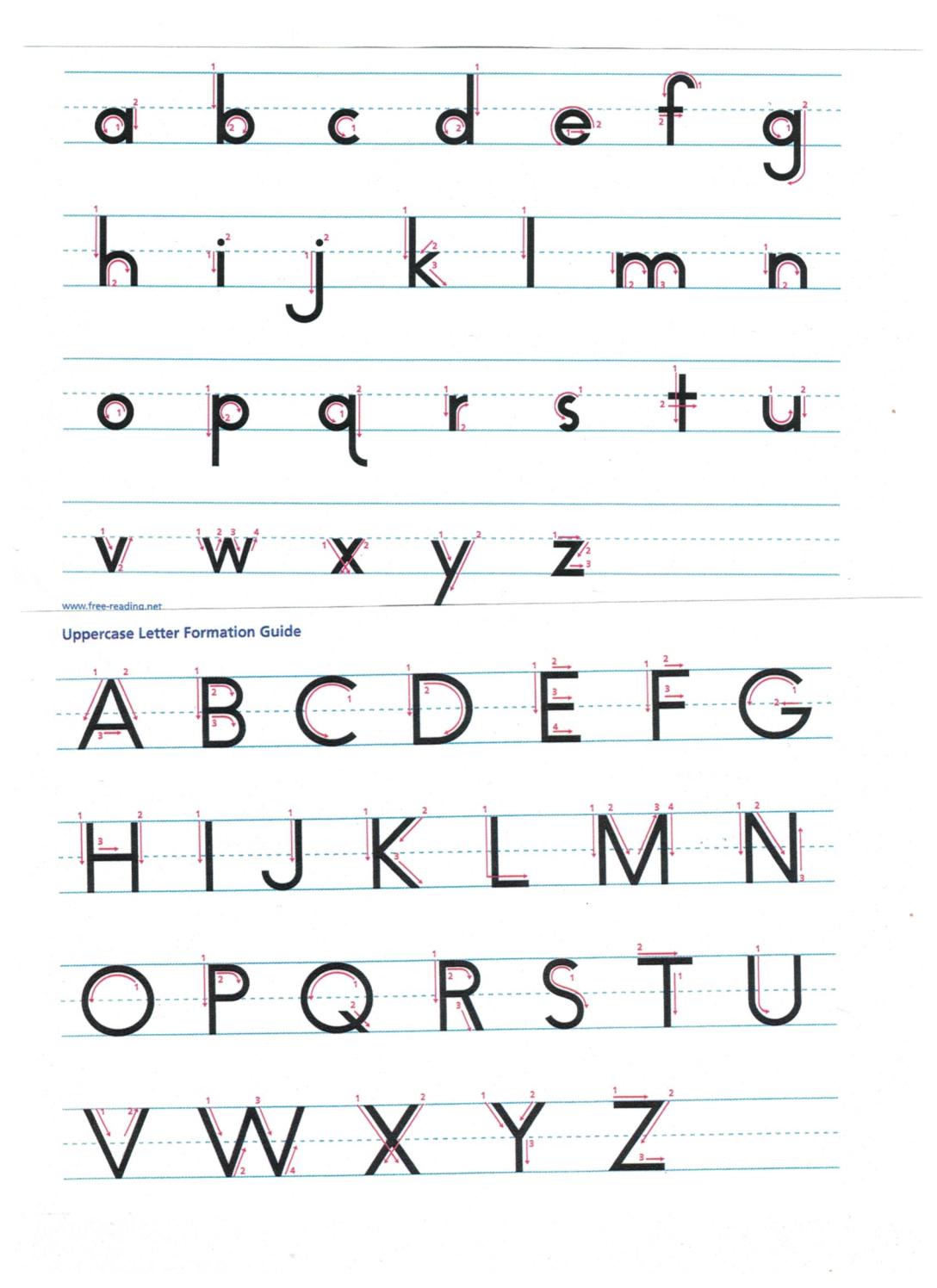 Beginning printing: round letters, tall letters | English 4 Me 2